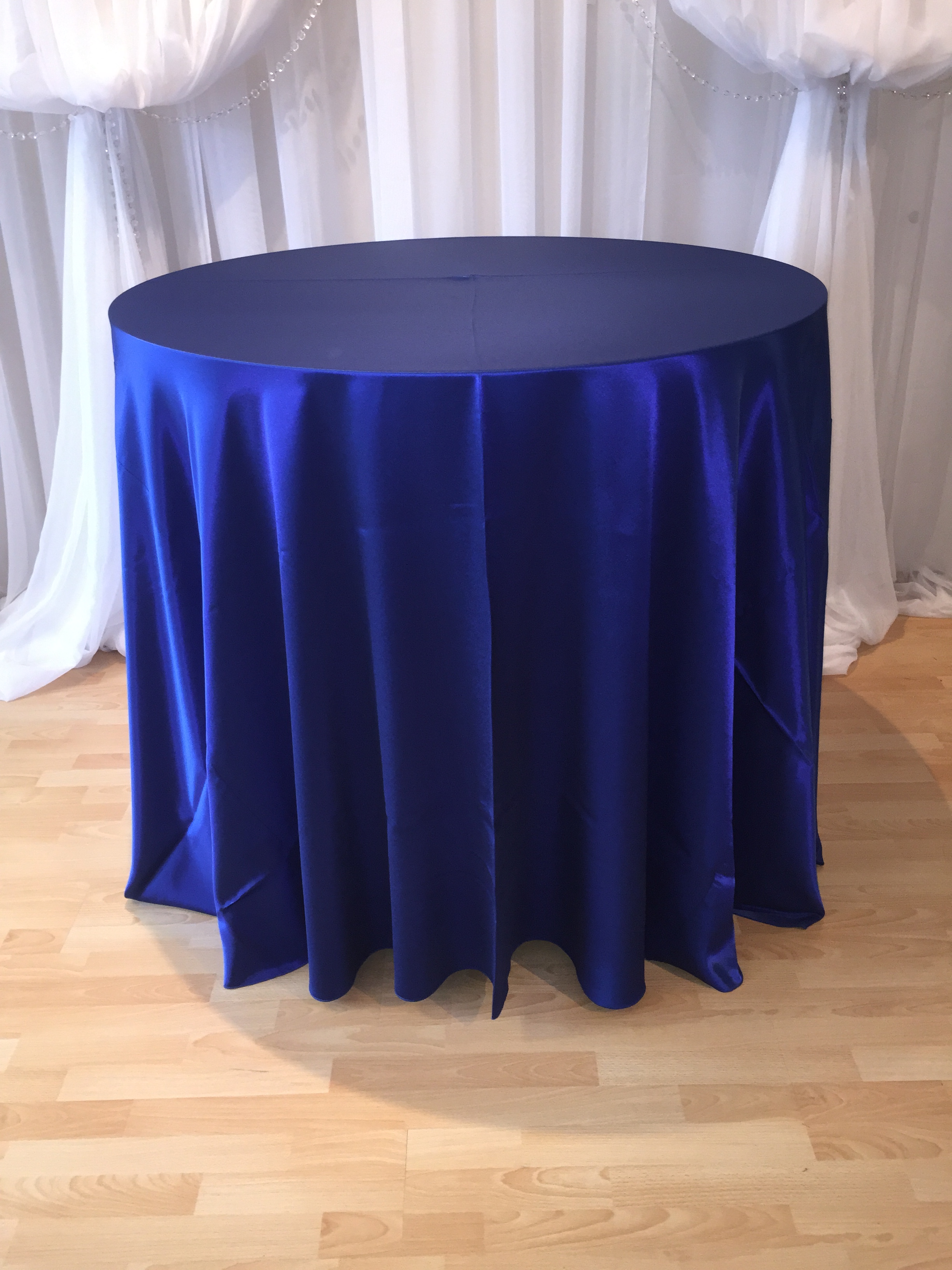Chair Decor » Sapphire Satin Tablecloth